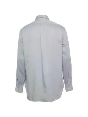 ARMANI Long-sleeve Button-down Cotton Shirt