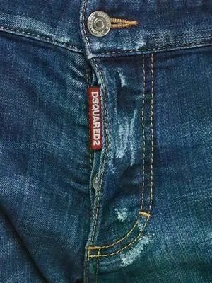 Dsquared2 Paint-splatter Distressed Slim Cut Jeans