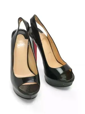 CHRISTIAN LOUBOUTIN Lady Peep Platform Sandals