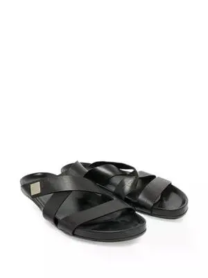 LOUIS VUITTON Criss-cross Strap Slide Sandals