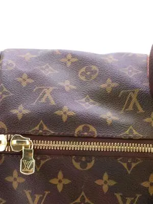 LOUIS VUITTON Beaubourg Sporty Duffle Bag Monogram Canvas Travel Bag - Brown
