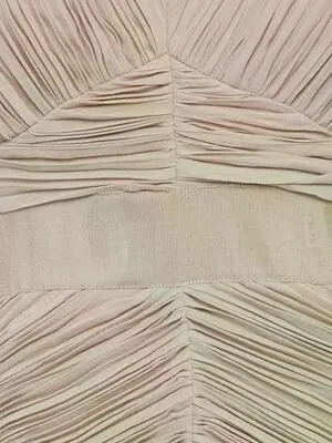 Burberry Plissé Pleated Mini Dress
