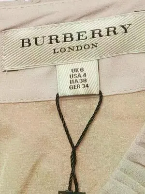 Burberry Plissé Pleated Mini Dress