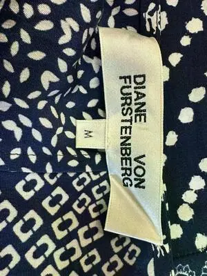 Diane Von Furstenberg Patchwork Print Silk Dress