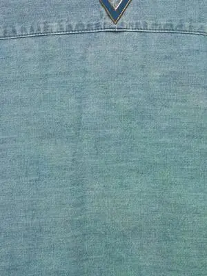 Valentino Garavani Vlogo Denim Maxi Dress