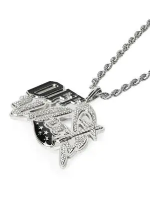 Off-White Wizard Strass-embellished Necklace