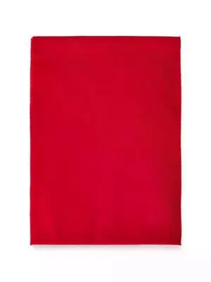 JIL SANDER Fringed Logo-patch Scarf