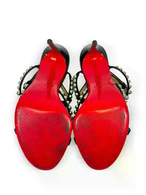 CHRISTIAN LOUBOUTIN Galeria Studded Sandal Heels