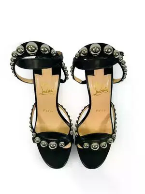CHRISTIAN LOUBOUTIN Galeria Studded Sandal Heels