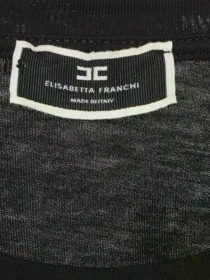 Elisabetta Franchi Monogram Belted Mini Dress
