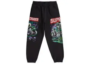 Supreme Grave Digger Sweatpant - Black