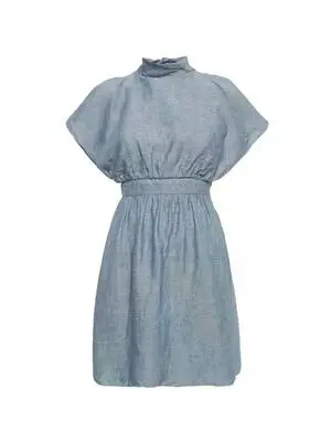 Missoni Ruffle-detail Chambray Midi Dress