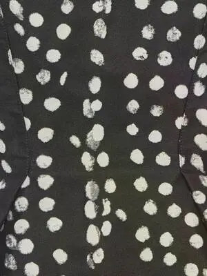 Max Mara Polka Dot Flared Midi Dress