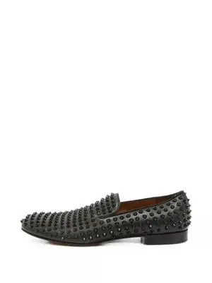 CHRISTIAN LOUBOUTIN Dandelion Spikes Leather Loafers