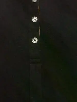 Burberry Piqué Polo Mini Dress - Black