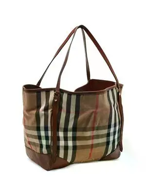 Burberry Canterbury House Check Tote Bag