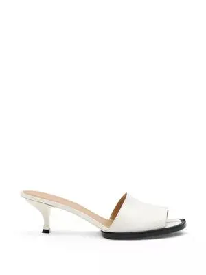 MAISON MARGIELA Tabi Leather Sandals - White