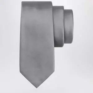 FERRAGAMO Silk Tie - Grey
