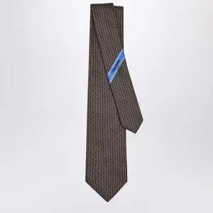 FERRAGAMO Gancini Jacquard Neck Tie