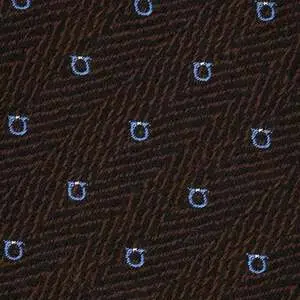 FERRAGAMO Gancini Chevron Neck Tie