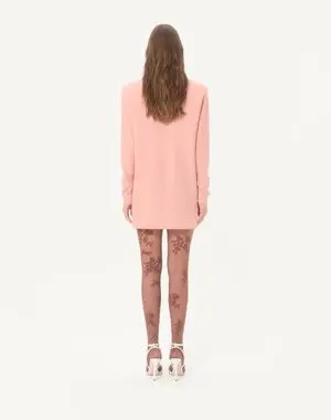 Valentino Garavani Embroidered Cady Couture Short Dress