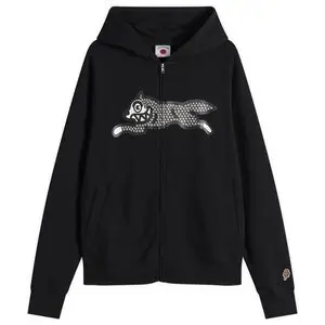 ICECREAM Glitter Running Dog Zip Through Hood