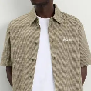 BOUND Gingham Cropped Shirt