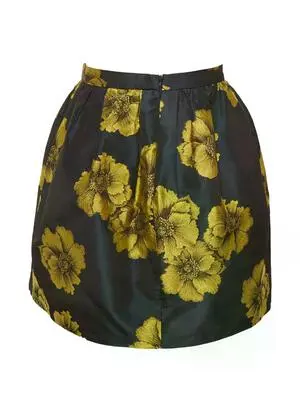 Etro Floral Jacquard Mini Skirt - Blue