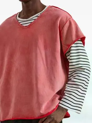 FOUND Distressed Sunfade-wash T-shirt