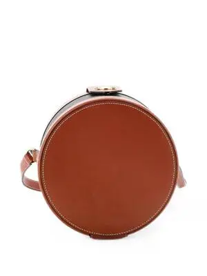 Celine Tambour Bag Triomphe Coated Canvas Medium Crossbody Bag