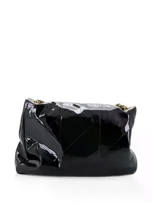Saint Laurent Jamie 4.3 Quilted Patent Large Shoulder Bag - Black