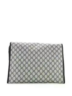 Gucci Web Loop Messenger Gg Coated Canvas Bag