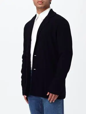Giorgio Armani Single-breasted Virgin Wool Blazer With Patch Pockets