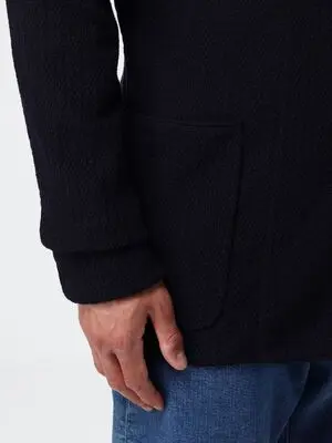 Giorgio Armani Single-breasted Virgin Wool Blazer With Patch Pockets