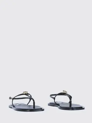 TOTEME Leather Thong Sandals With Ankle Strap