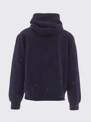 Carhartt Work In Progress Distressed Zip Up Hoodie - Navy