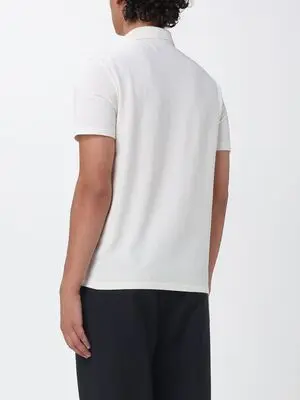 Valentino Garavani Cotton Polo Shirt With Vlogo Signature And Patch Pocket - Ivory