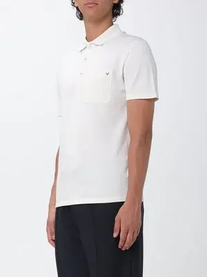 Valentino Garavani Cotton Polo Shirt With Vlogo Signature And Patch Pocket - Ivory