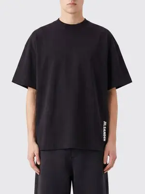 JIL SANDER Relaxed Fit Cotton T-shirt With Contrasting Logo
