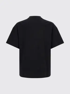 JIL SANDER Relaxed Fit Cotton T-shirt With Contrasting Logo