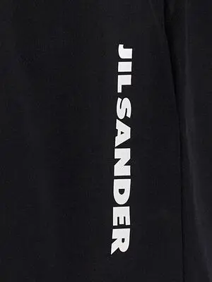 JIL SANDER Relaxed Fit Cotton T-shirt With Contrasting Logo