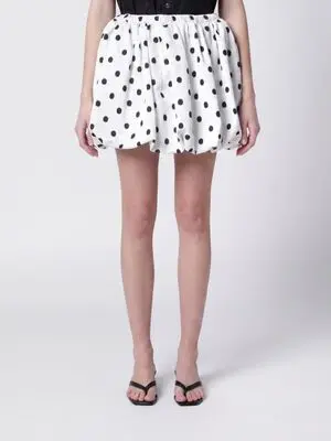 PATOU Patou Polka Dot Balloon Mini Skirt
