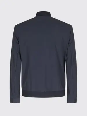 DUNO Sound Trevi Cotton Bomber Jacket With High Neck And Patch Pockets