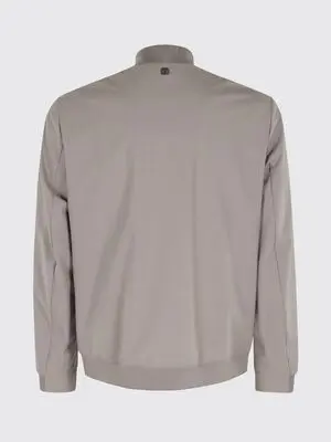 DUNO Wool-blend Bomber Jacket With Bomber Collar And Patch Pockets