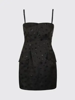 Sportmax Silk Polka Dot Sheath Mini Dress