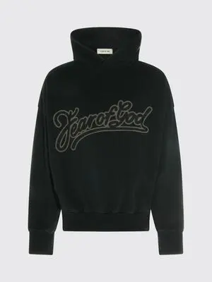 Fear Of God Relaxed Fit Cotton Hoodie With Printed Logo