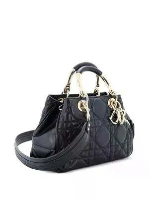 Dior Lady 95.22 Cannage Embossed Leather Small Crossbody Bag