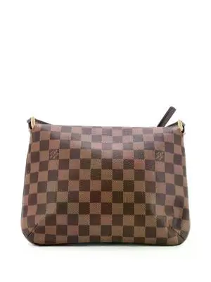 LOUIS VUITTON Musette Tango Damier Shoulder Bag - Brown