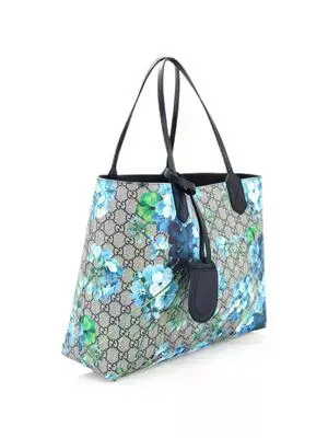 Gucci Blooms Gg Print Leather Medium Tote Bag