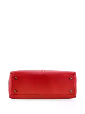 Celine 16 Top Handle Bag Grained Calfskin Medium Shoulder Bag